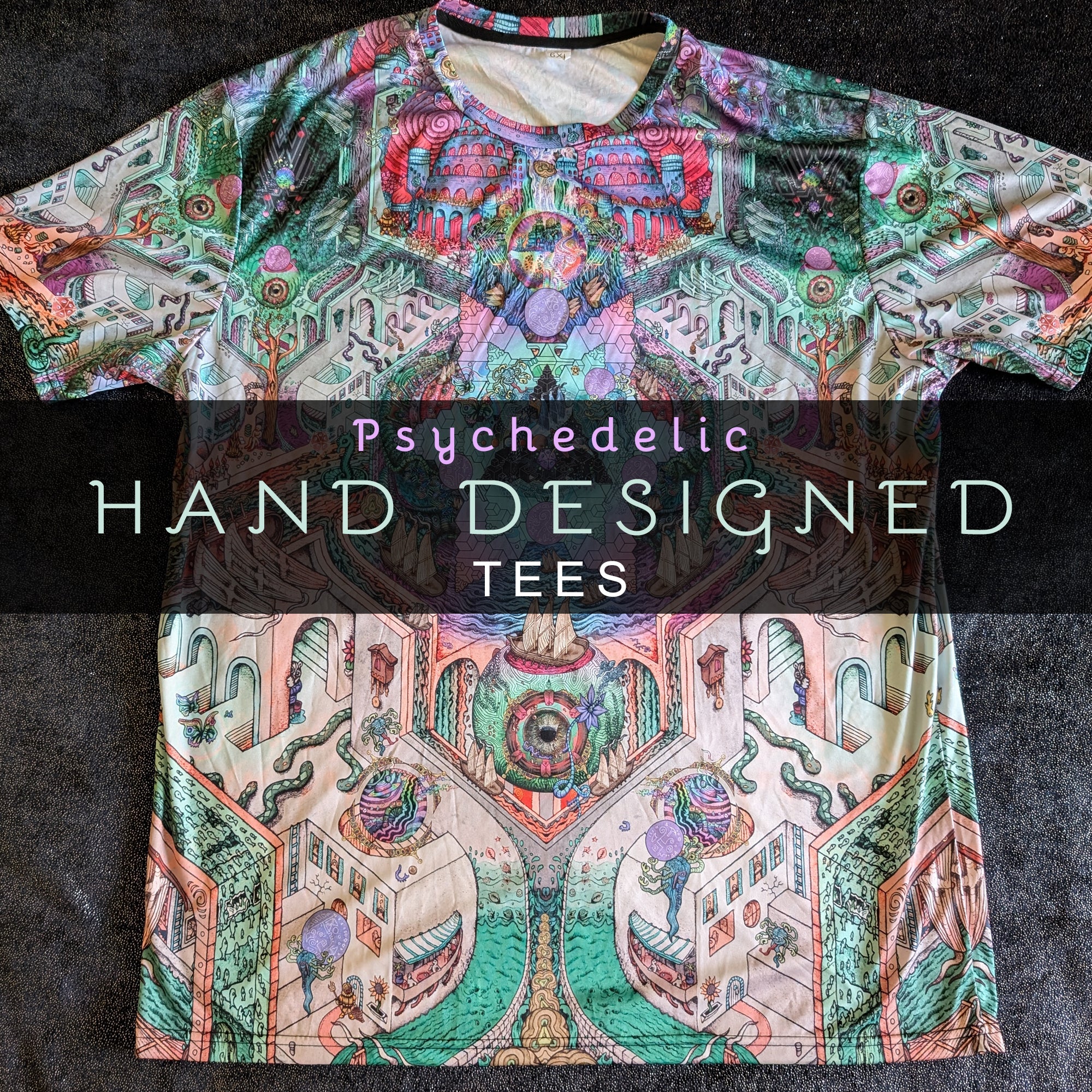 Psychedelic Hand Designed Tees – Art of Polaris