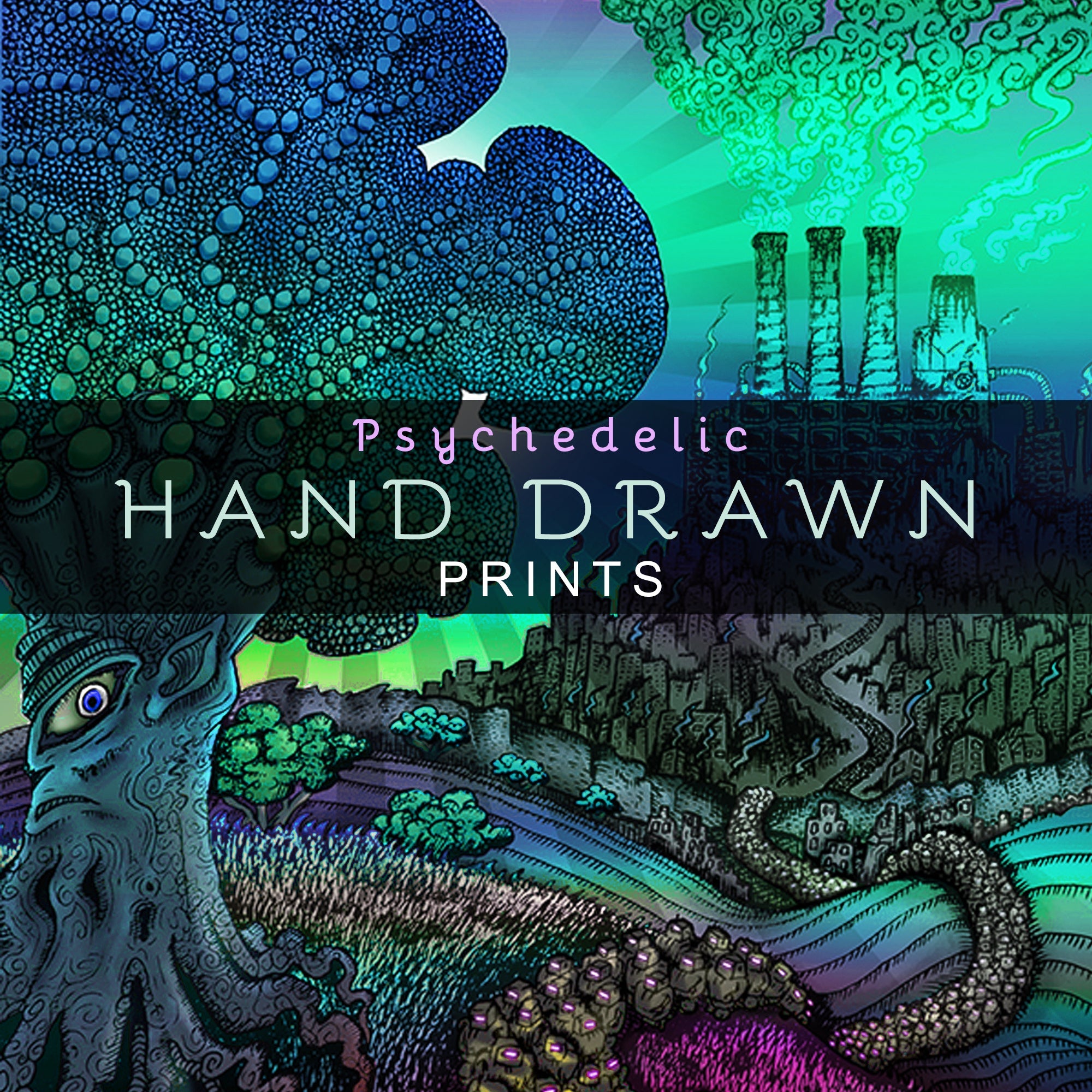 Psychedelic Hand Drawn Prints – Art of Polaris
